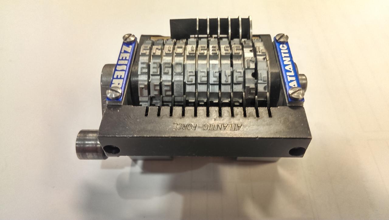 Lot #49: Atlantic Force MICR 11-Digit Numbering Machines (Odd & Even ...